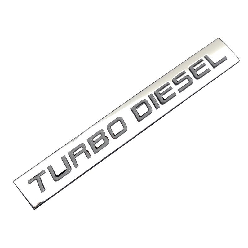 ALL 3d Chrome Metal Rear Trunk Car Badge Logo Turbo Diesel Emblem ...