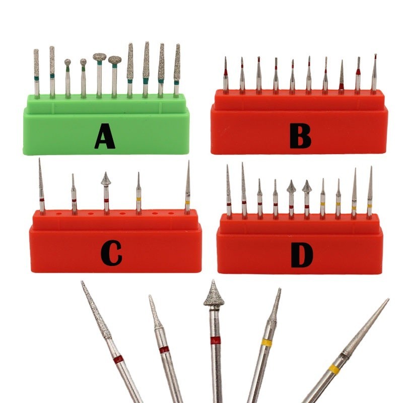 Interproximal Diamond Bur TC Series Drill Dia-burs for High Speed ...