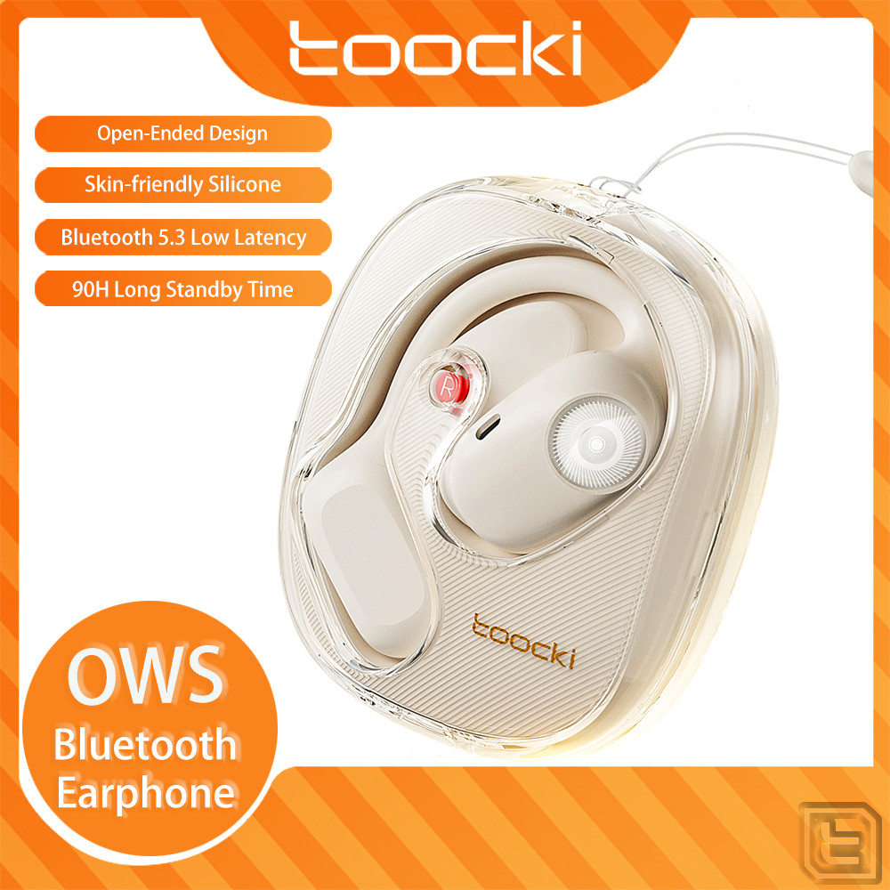 Toocki OWS Bluetooth Wireless Earphones Non-in-Ear Design Wireless Headphones Low Latency Air ...
