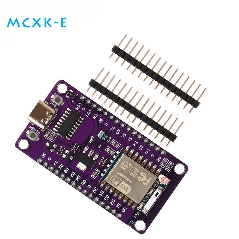 Pcbfun Nodemcu Lua Esp8266 Serial Wifi Development Board Module Ch340 Type C Interface Esp 07
