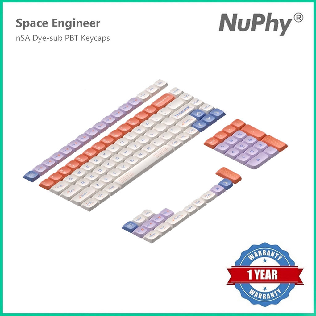 NuPhy Space Engineer nSA Dye-sub PBT Keycaps | Shopee Philippines