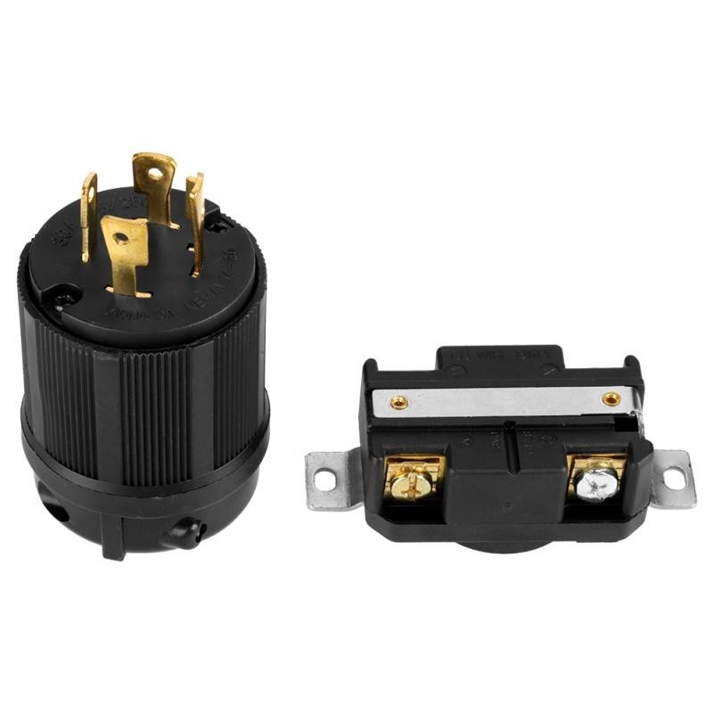 Generator Socket 30A 125V-250V NEMA L14-30P L14-30R Industrial Twist ...
