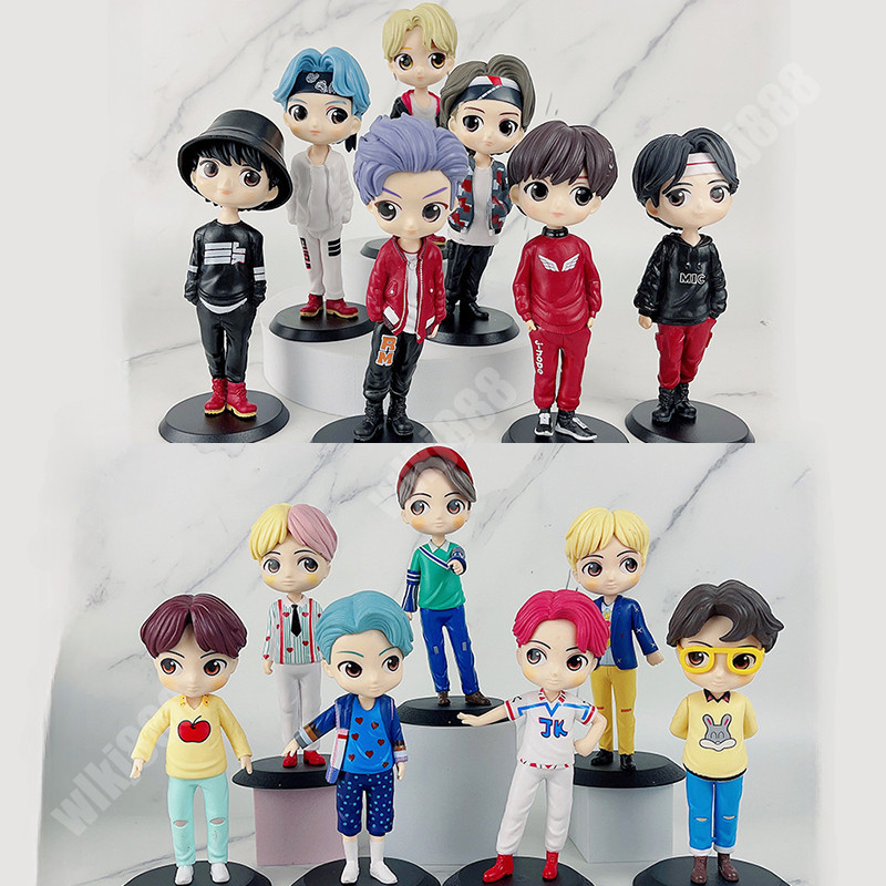 15cm Bangtan Boys Action Figure BTS Idol Doll 7 Styles Toys Collectible ...