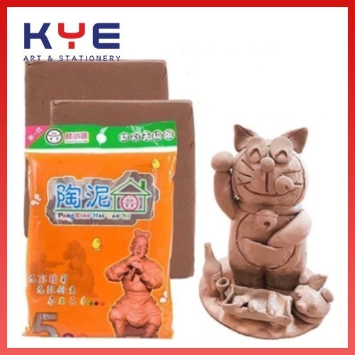 Pottery Clay / Tanah Liat 500gsm for Art and Craft or School Project ...