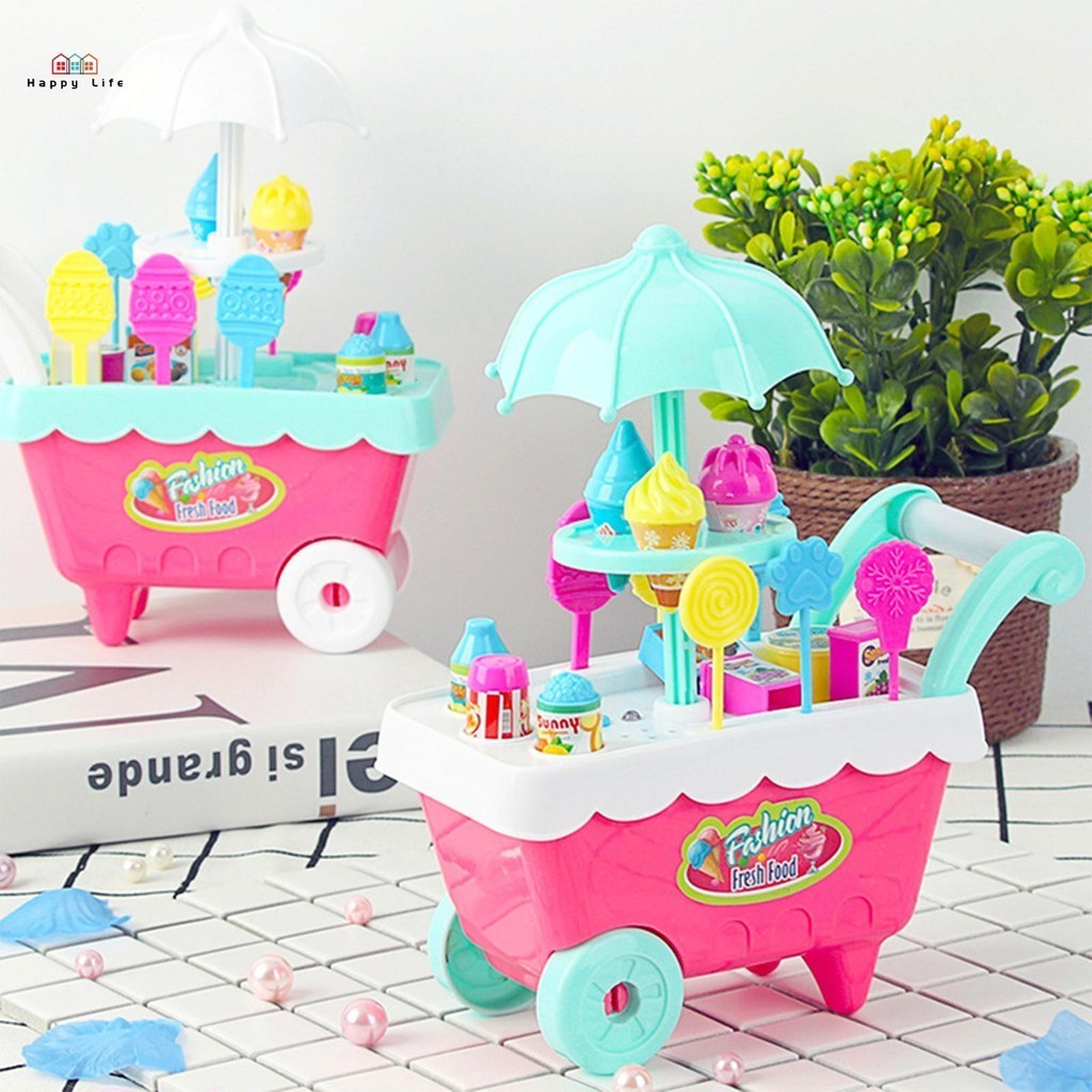 Ice Cream Candy Car Pretend Play Toys Funny Classic Simulation Ice ...