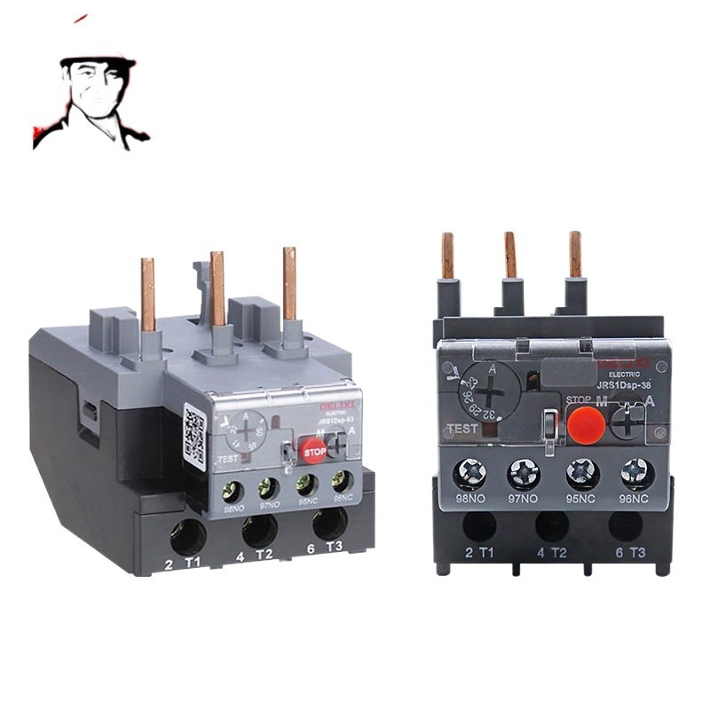 Delixi thermal relay JRS1Dsp-25/Z 38 93 three-phase motor LR2 ...