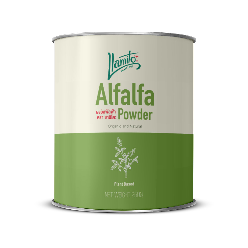 Llamito Organic Alfalfa Powder (250g.) Yamito Brand Alpha | Shopee ...