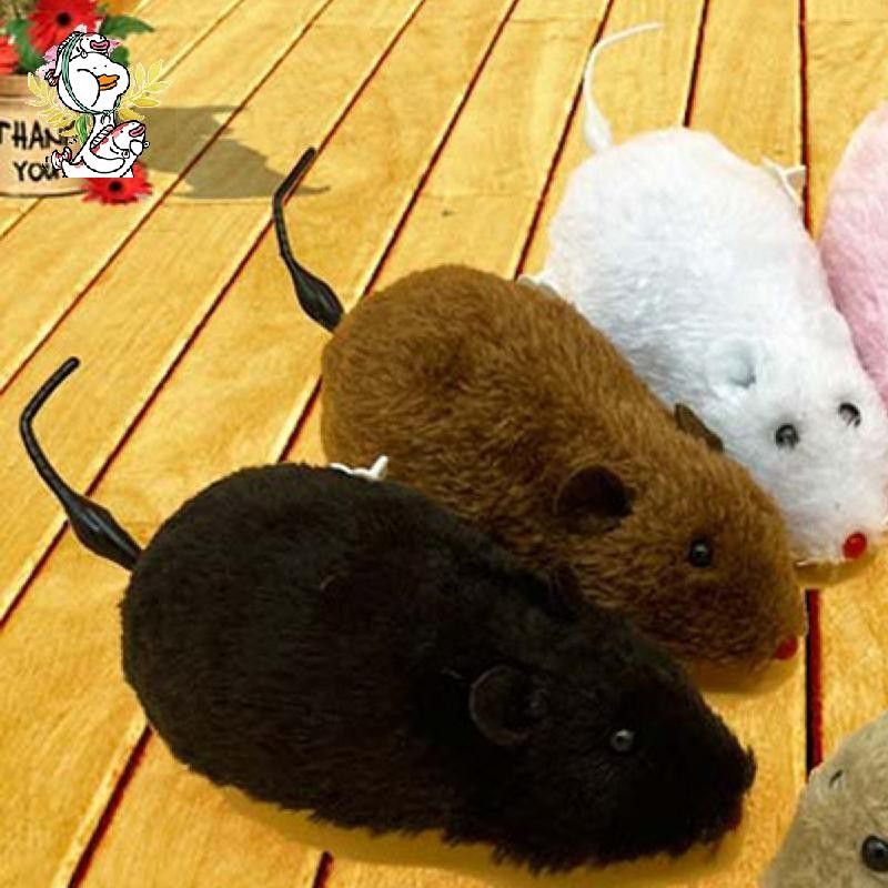 Plush Mouse Cat Toy with Wind-Up Mechanism for Cat Dog Interactive Pet ...