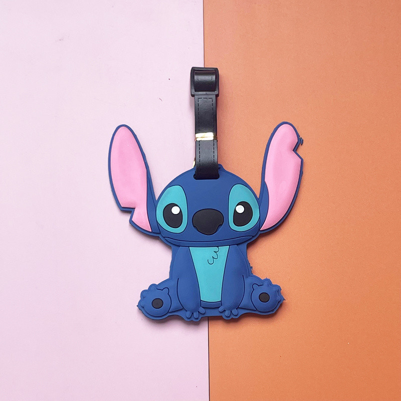 Travel Essential Boarding Pass Name Tag Luggage Tag Stitch Big-Eared ...
