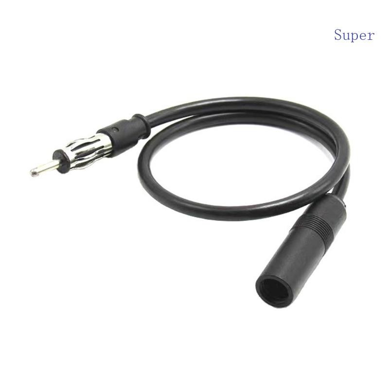 Super Car AM FM Radio Antenna Extension Wire Cord Cable Lead 35cm Male ...
