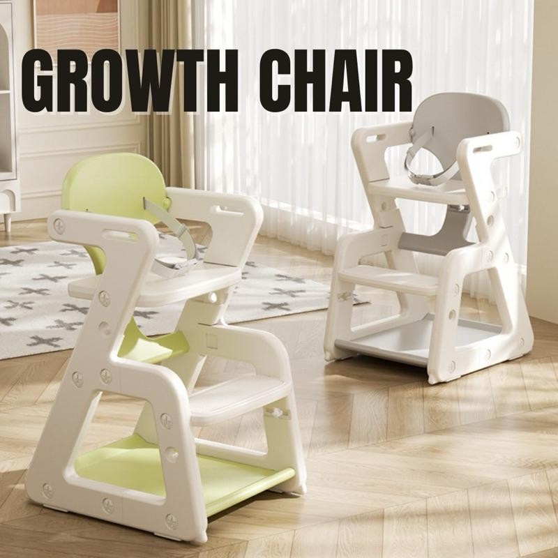 Children Growth Chair Adjustable Highchair Minimalist Strapes ...