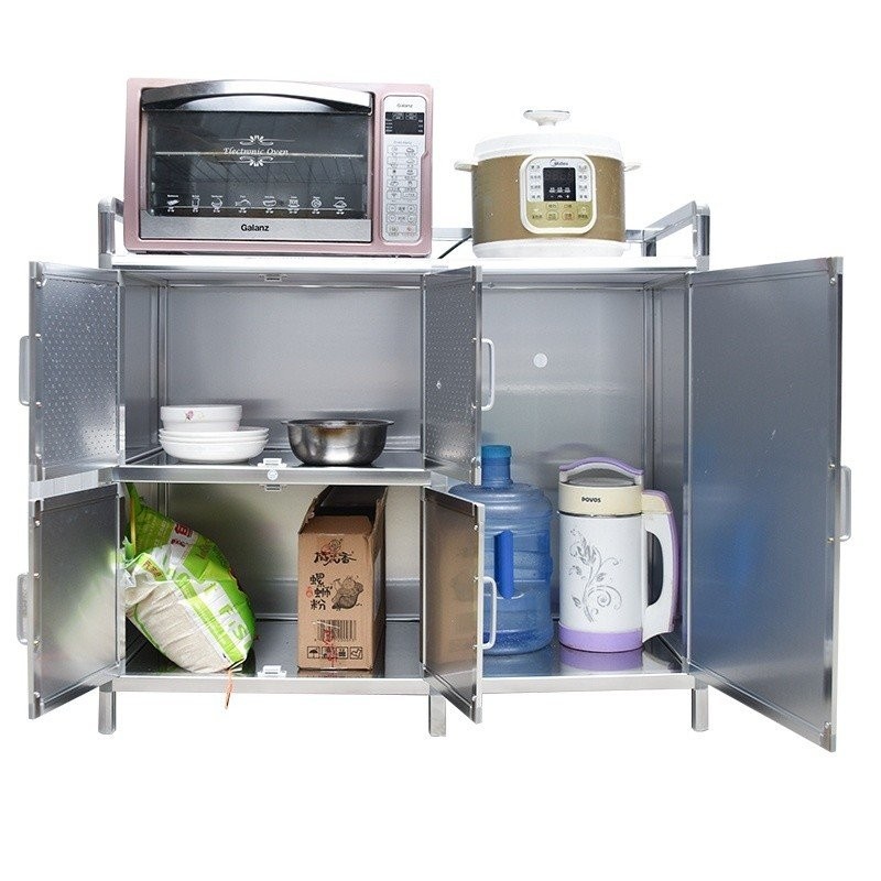 Thickened Brushed Stainless Steel Stove Cabinet Gas Cabinet Household ...