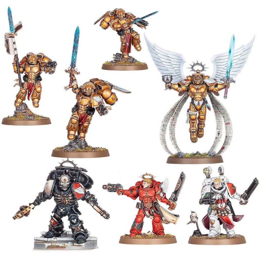 New arrivals Blood Angels Captain, Sanguinary Guard, Resin Model ...