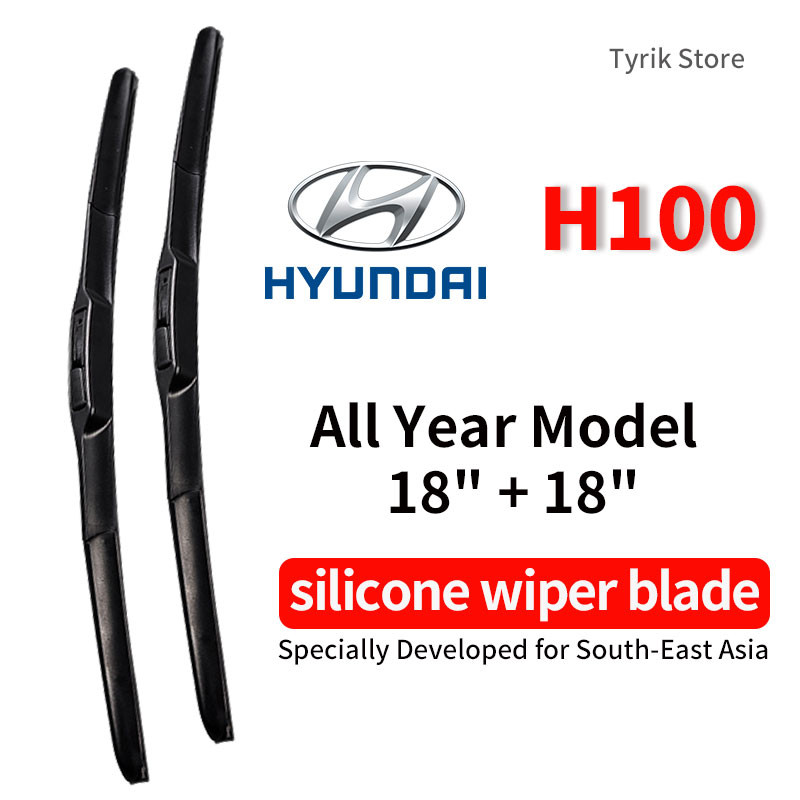 Hyundai H100 Wiper Blade Set/Pair for All Year Model H 100 car original Front Window Wipers ...