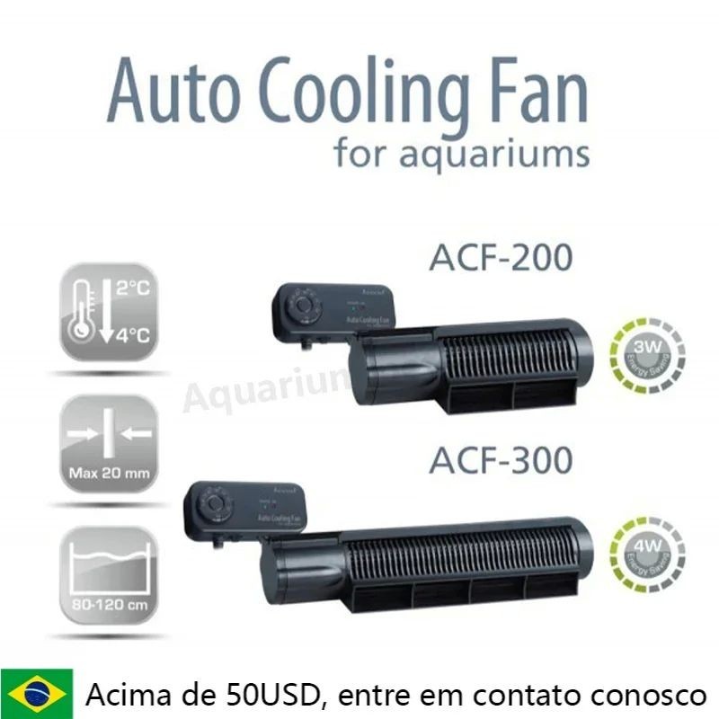 JEBAO ACF-300 ACF-200 Adjustable Fan Freshwater Aquarium Cooling Mute ...