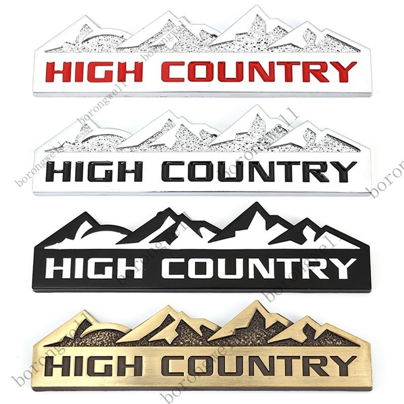 3D HIGH COUNTRY Car Sticker Emblem Badge Decal Front Grille for Jeep ...