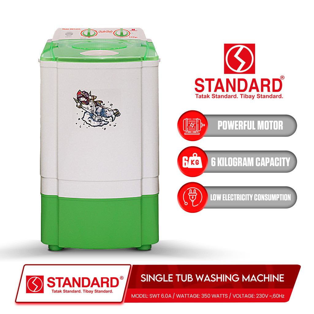 Standard SINGLE TUB Washing Machine SWT-6.0A | Shopee Philippines