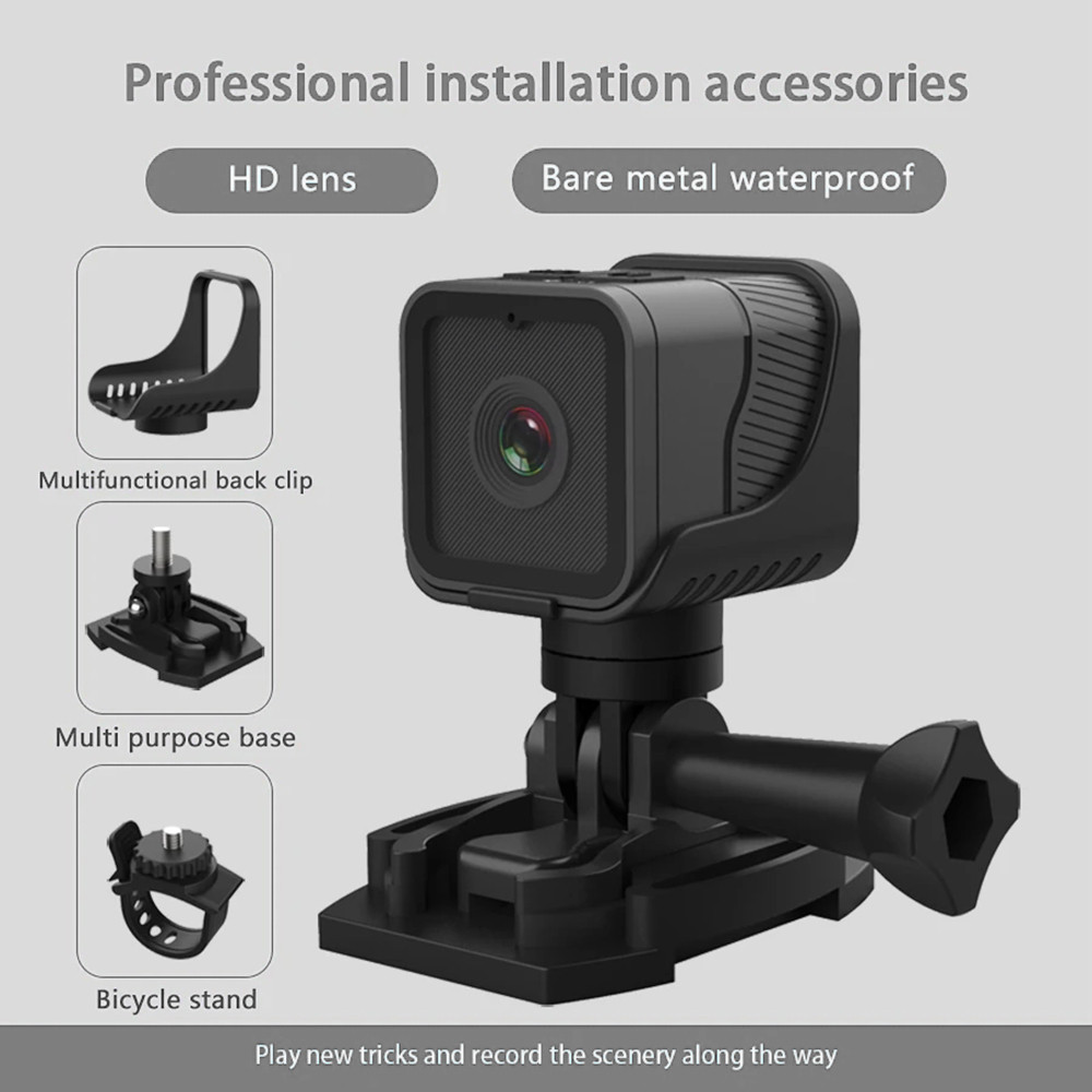 1080p Portable Waterproof Action Camera for Motorcycle And Bicycle ...