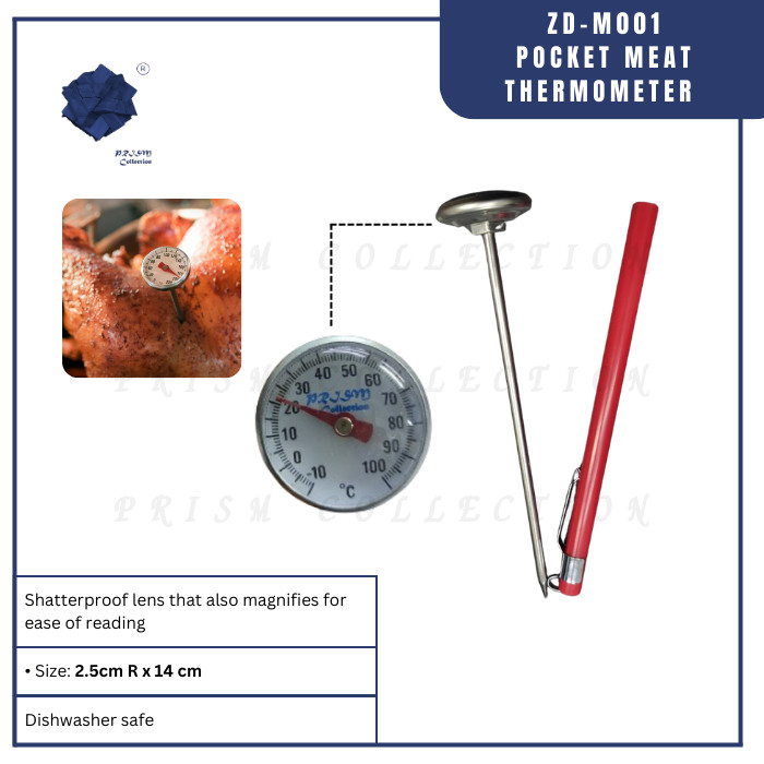 ZD-M001 Pocket Meat Thermometer Gauge for Food Cooking Meat BBQ ...