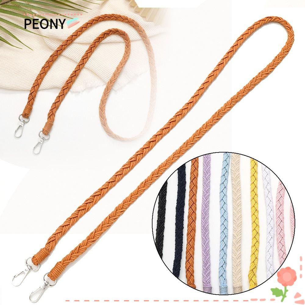 PEONY Handwoven Braided Bag Strap, Women Detachable Shoulder Bag Belts ...