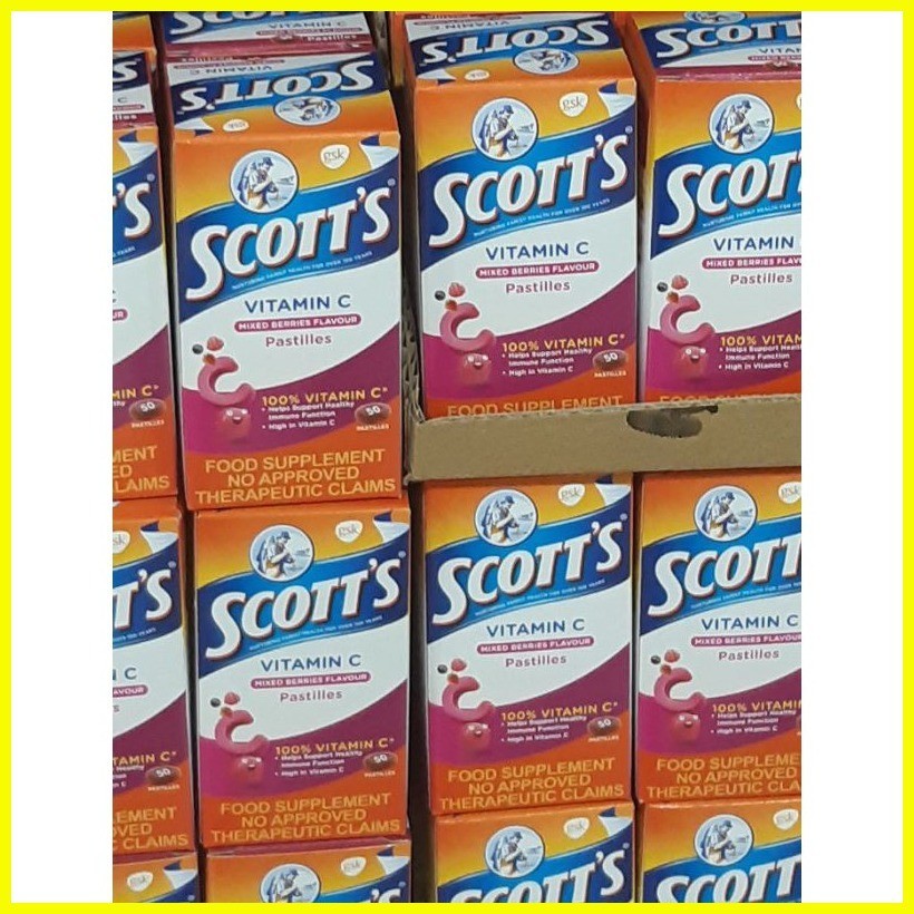 ☪ Scott's Chewable GUMMY Vitamin C for kids Mixed Berries Pastilles ...