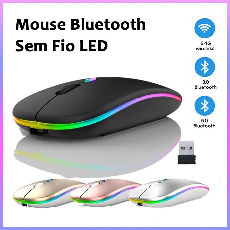 2.4Ghz wireless mouse mute button audio charging Bluetooth mouse with ...
