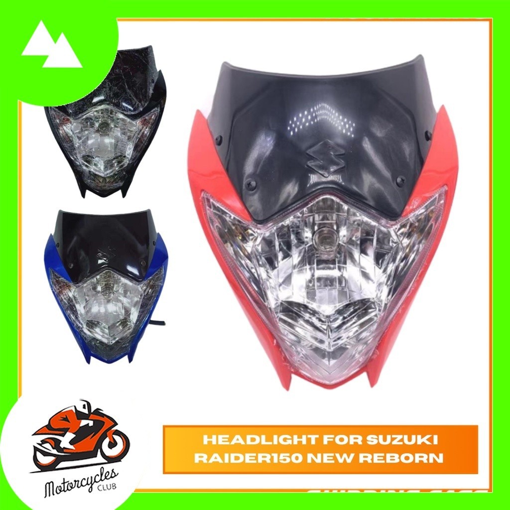 HEADLIGHT FOR SUZUKI RAIDER150 NEW REBORN MOTORCYCLE [HURRICANE SPEED ...