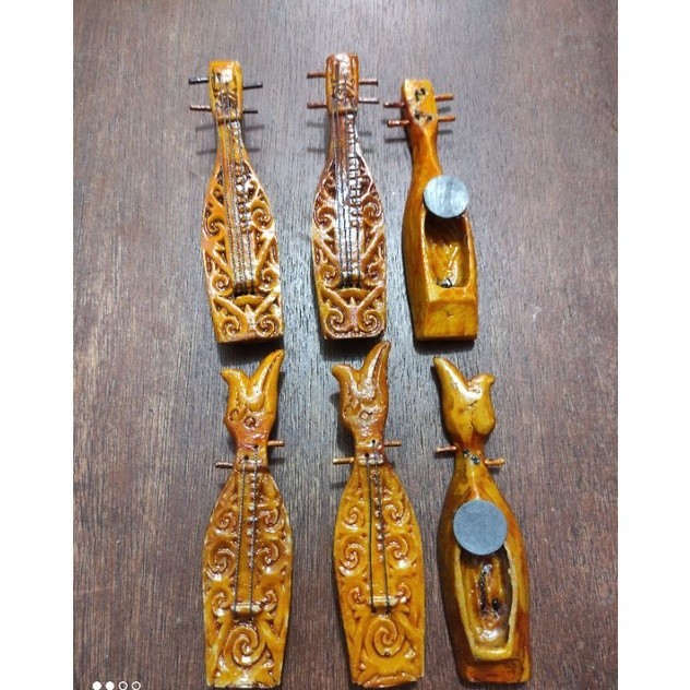 Miniature Sape Dayak Kalimantan Musical Instruments Magnetic Stickers ...