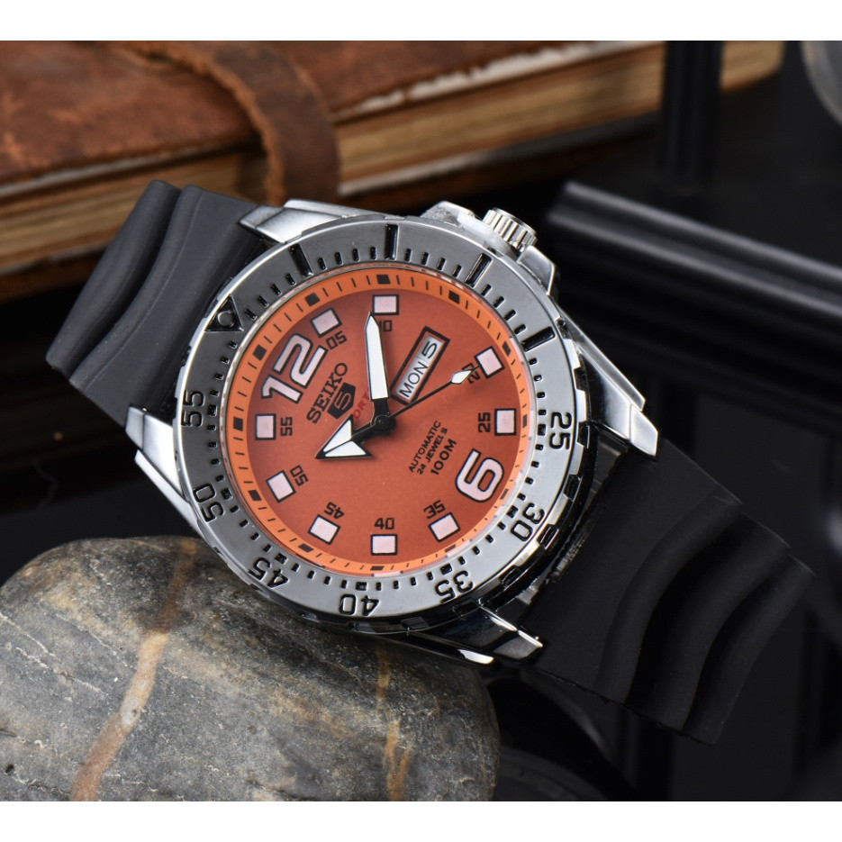 Seiko Seiko Date Screen Quartz Movement Rubber Strap Watch Korean ...