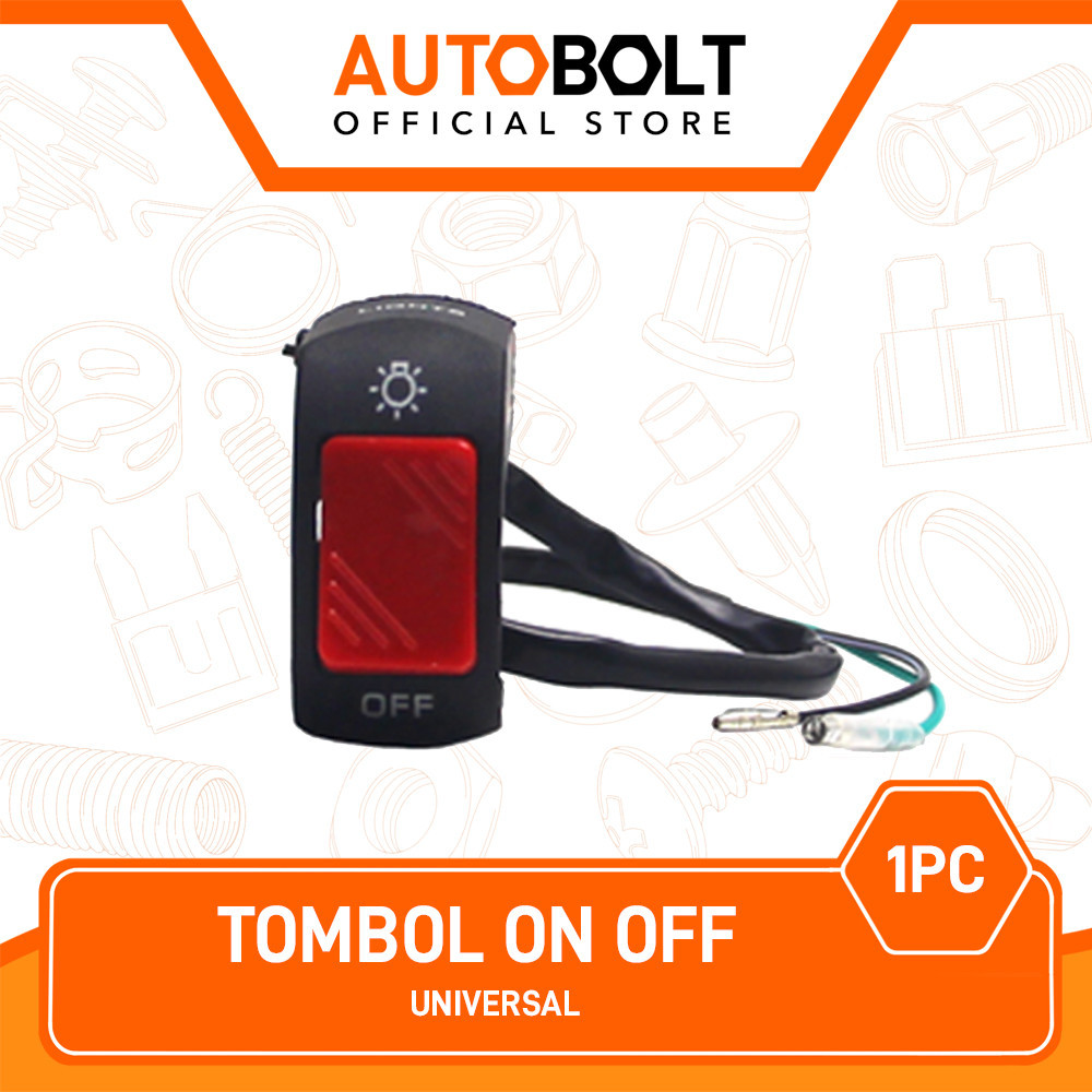 TOMBOL On Off Button for All Types of Motorcycles Universal Switch ...
