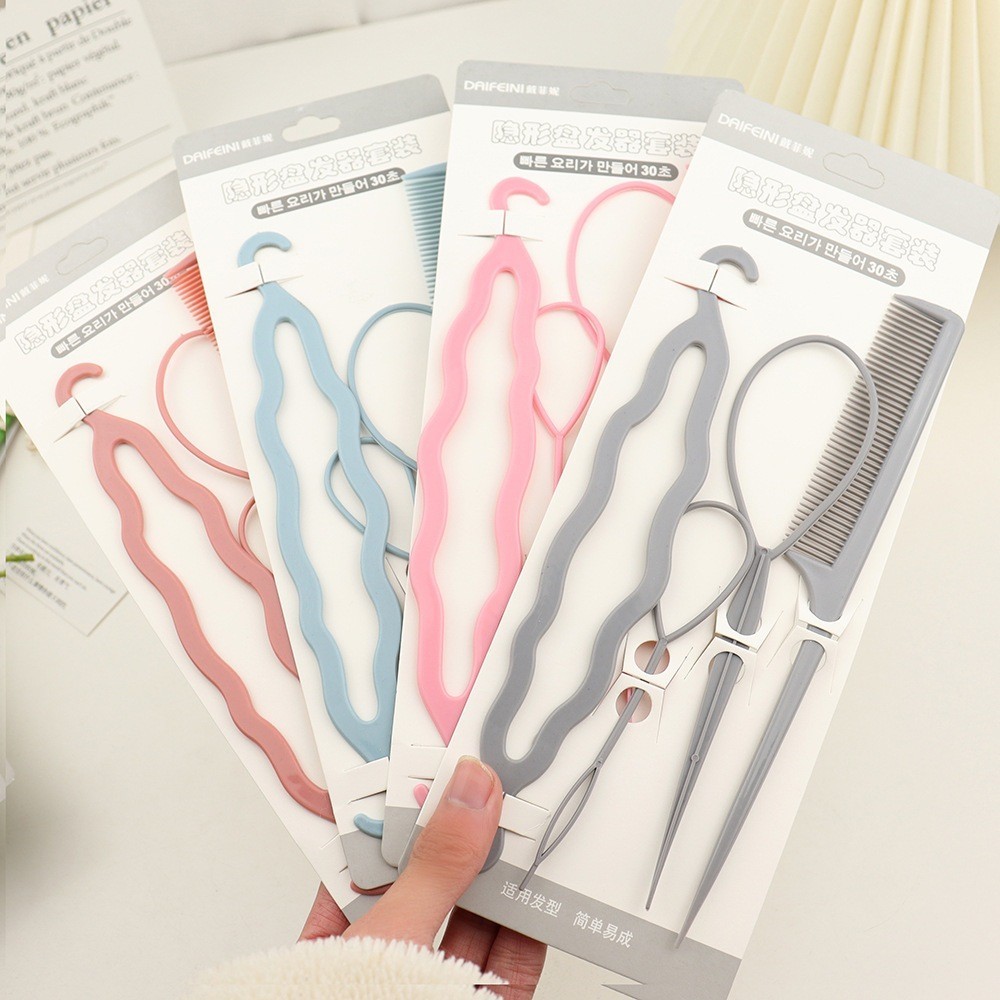 4 in 1 DIY Hair Braiding Design Tool Set - Magic Hair Styling Accessory ...