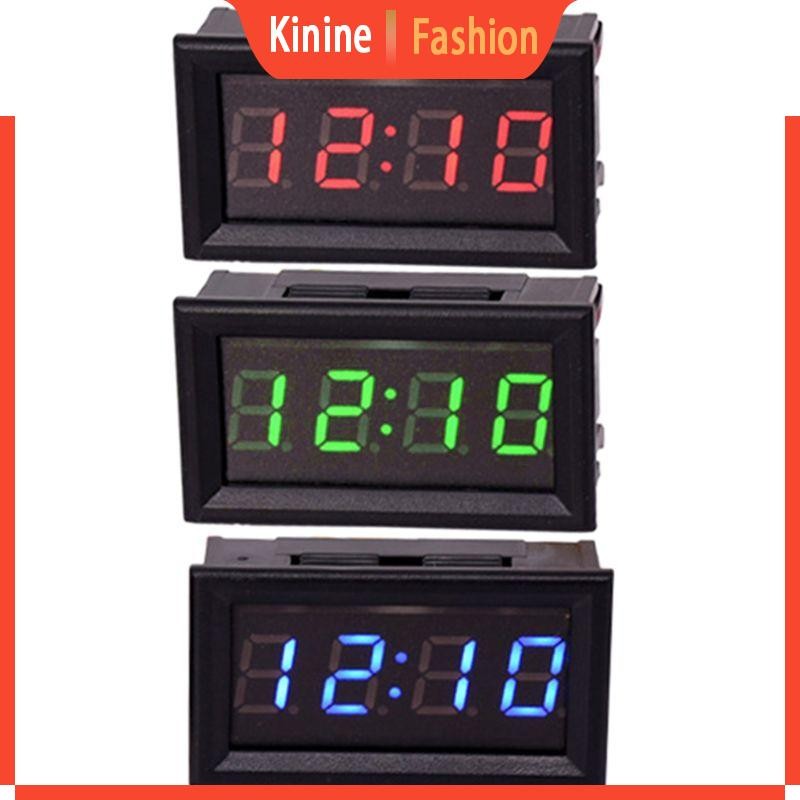 KIN Digital Car Clock Auto Electronic Clock 24h LED Digital Display ...