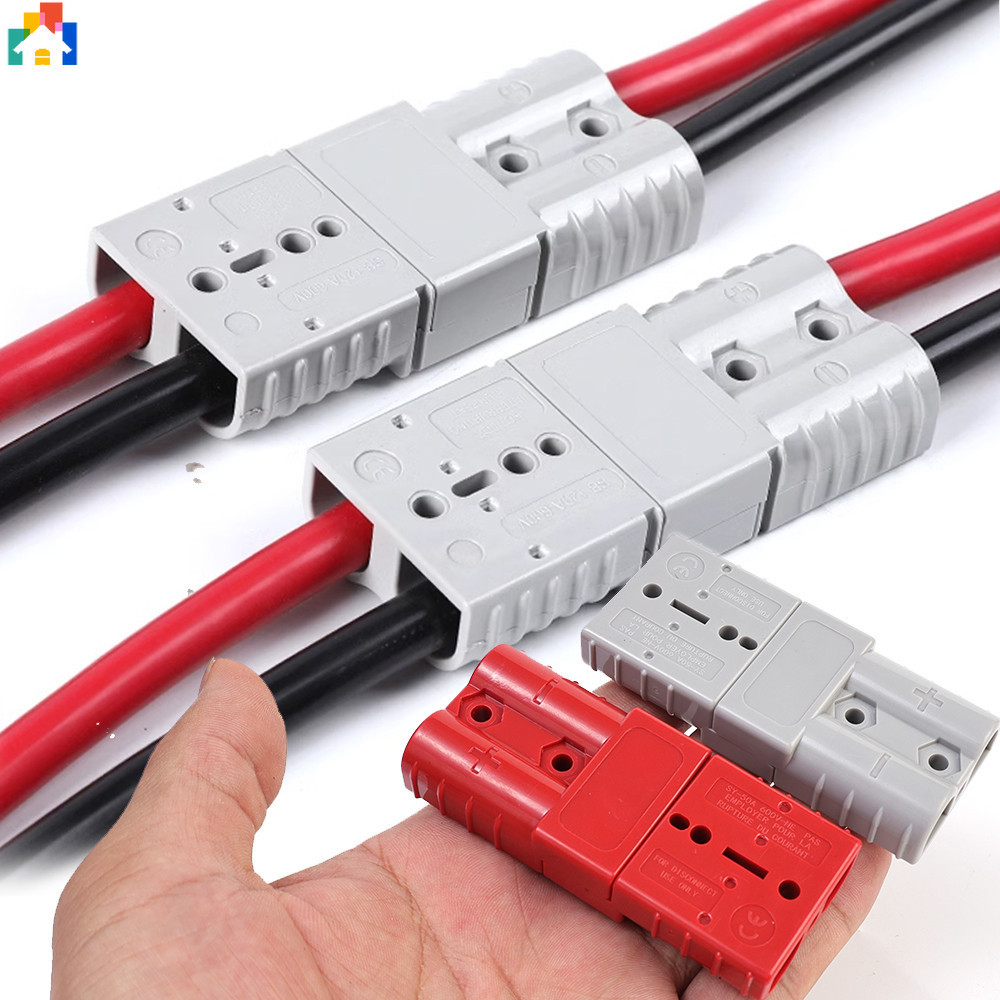 50A/120A 600V Battery Connector for Anderson Cable Terminal Forklift ...