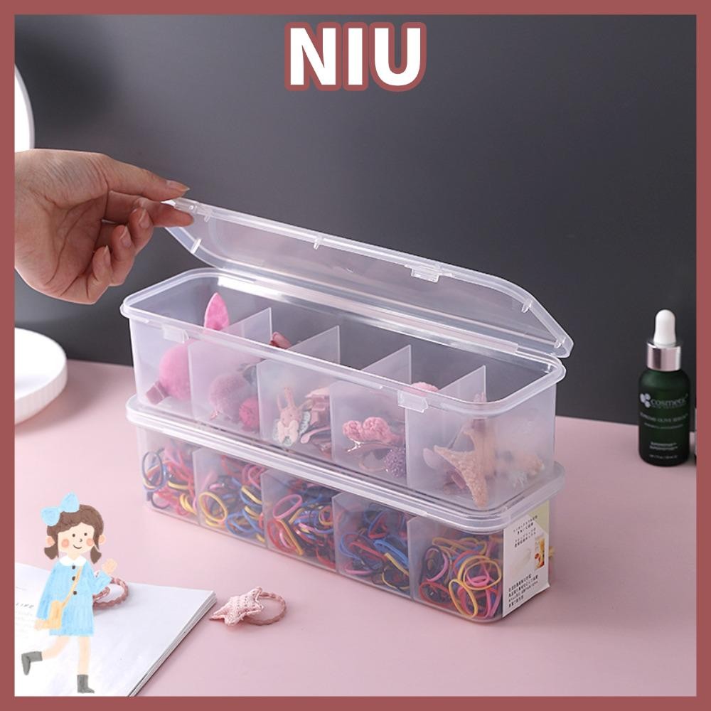 NIUYOUSI Compartment Storage Box, Durable Five Grids Hair Tool Storage ...
