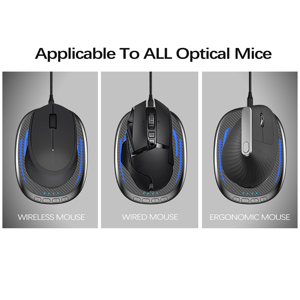 # Mouse Mover RGB Lights Mechanical Turntable Pad Computer Lock Screen ...