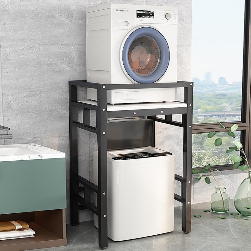 Freestanding Washing Machine Rack for Home Use, Balcony Double-Layer ...