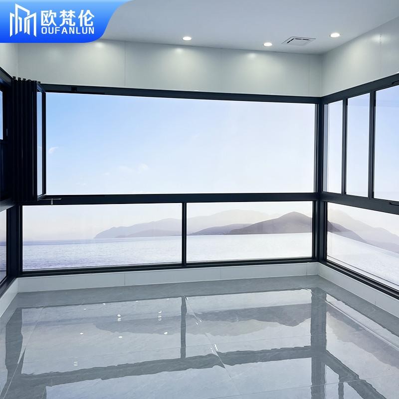 Sliding Door Balcony Panoramic Folding Window Left and Right Sliding ...