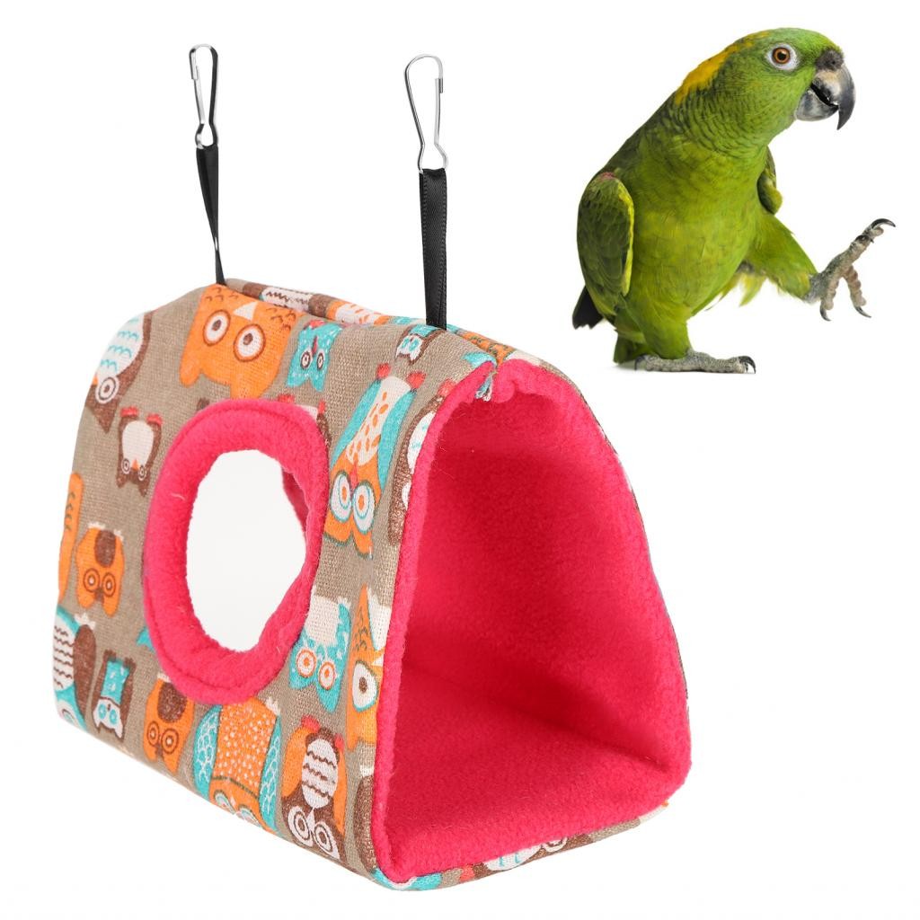 Henye Pet Bird Hammock Lightweight Hanging Bed Fluffy for Birds Playing ...