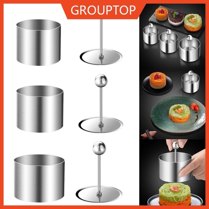 GROUP Stainless Steel Rice Mold Cold Dishes Moulds Tiramisu Molds ...