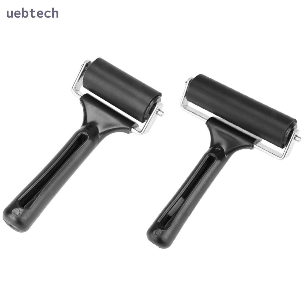 Black Rubber Roller Brush Rubber Roller DIY Painting Brushing Craft ...