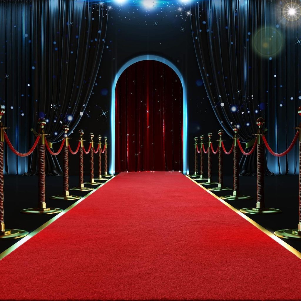 1M*6M Red Carpet Runner for Party Large Thick Hollywood Red Carpet for ...