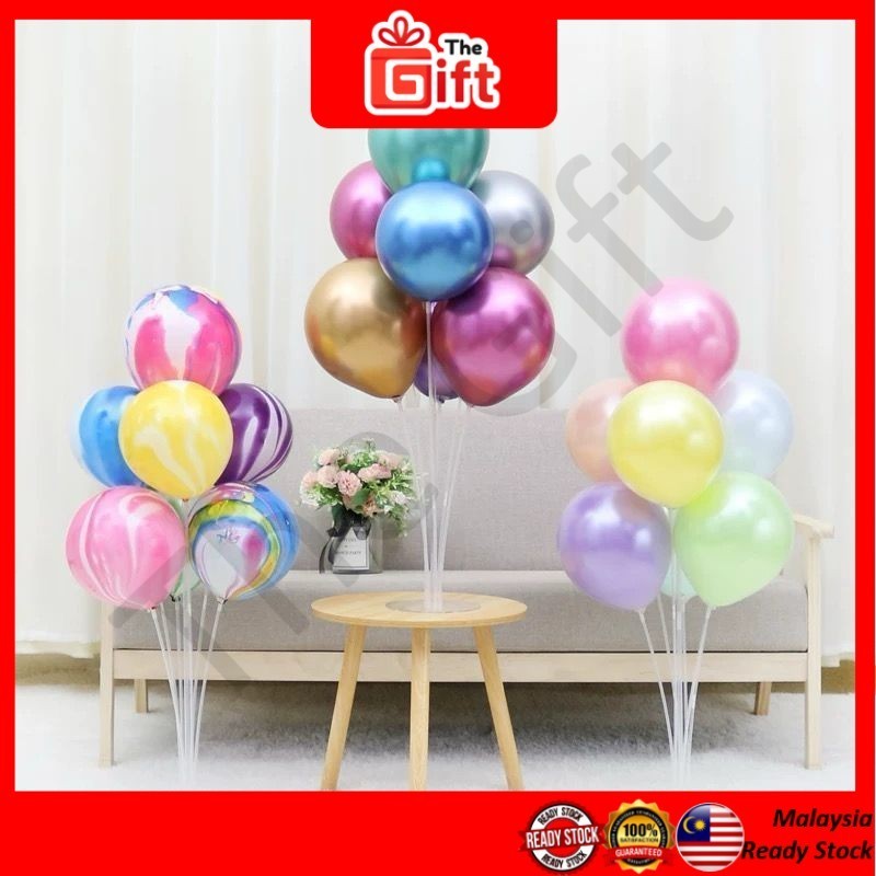 The Balloon Stand Holder Set Kit With Bracket Tree Happy Birthday Party ...