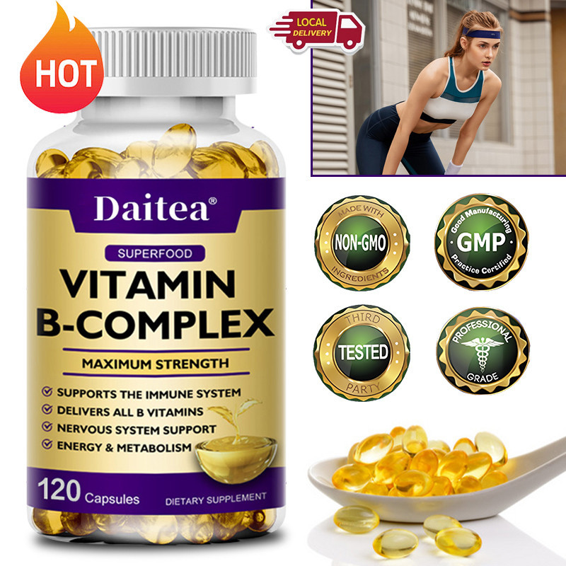 daitea B-complex capsules reduce stress and support better mood Support ...