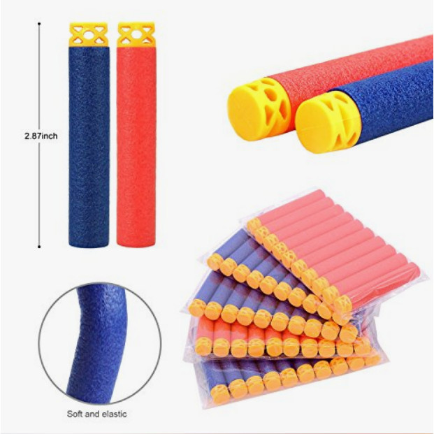 10pcs/50pcs 5hold Soft gun bullet safer darts supplement | Shopee ...