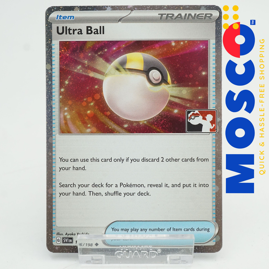 Ultra Ball - 196/198 - Holo Uncommon Prize Pack Series | Item Cards ...