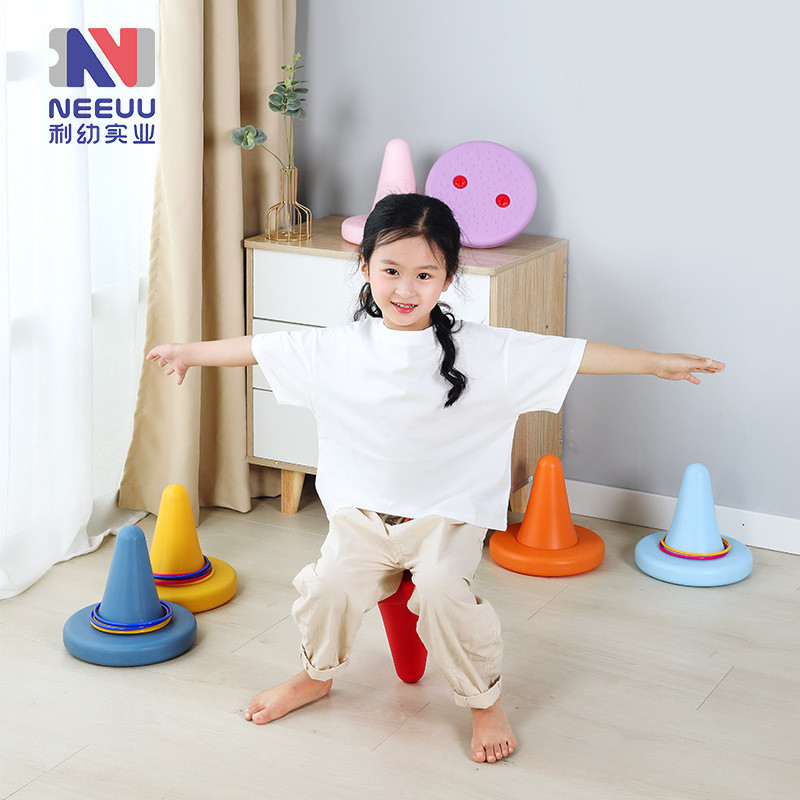 Early childhood toy balance chair one-legged stool one-horned chair ...