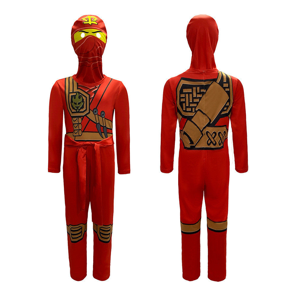 Japanese ninja costume Ninjago: Masters of Spinjitzu kid tights ...