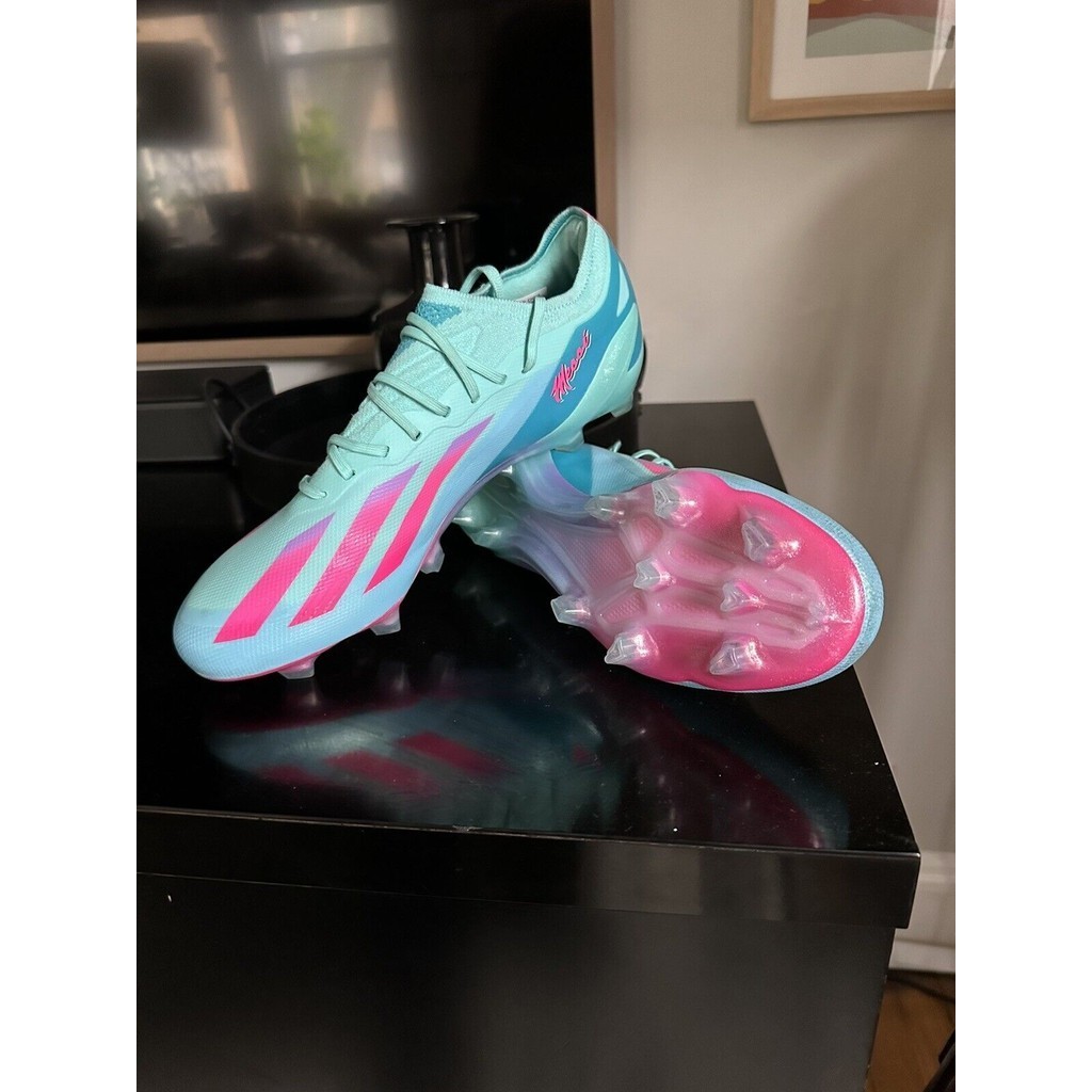 Kasut Bola Sepak X Crazyfast Messi.1 FG Bienvenido A Miami Men's Soccer ...