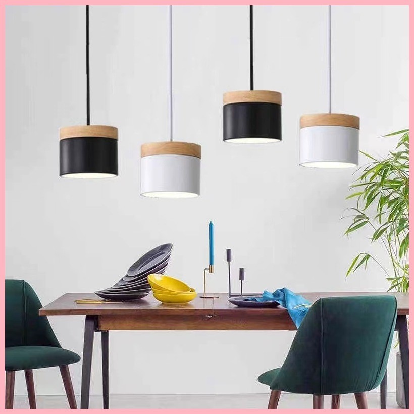 Nordic Pendant Light Bar Hanging Pin Lights Counter Drop Light ...