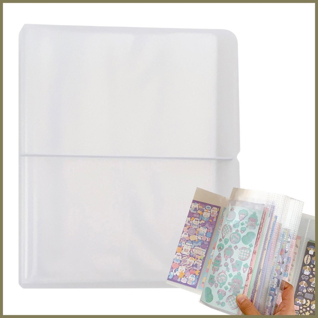 Sticker Organizer Book Reusable Stickers Organizer Album Reusable ...